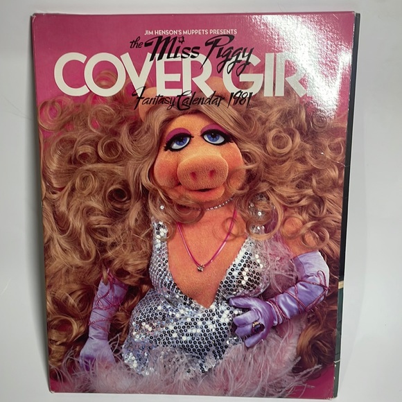 Other | Vintage Miss Piggy Cover Girl Fantasy Calendar 1981 Jim Henson ...